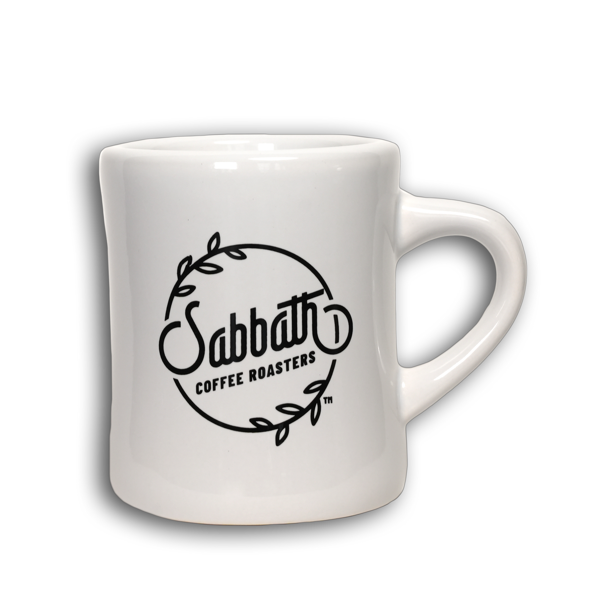 Classic White Diner Mug | Sabbath Coffee Roasters